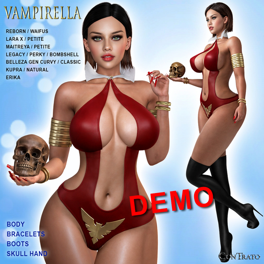 Second Life Marketplace - [ConTrato] Vampirella Costume DEMO
